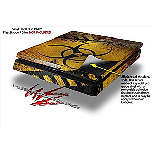 Vinyl Decal Skin Wrap compatible with Sony PlayStation 4 Slim Console Toxic Decay (PS4 NOT INCLUDED)