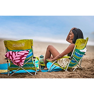 Coleman Camping Chair | Lightweight Utopia Breeze Beach Chair | Outdoor Chair with Low Profile