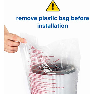 Letsport Air Purifier Replacement Filter, Fits Kokofit KJ510B Air Purifier, 3-in-1 Pre-Filter, H13 True HEPA Filter, Particle and Activated Carbon, White