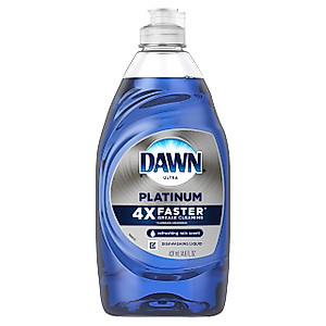 Dawn Platinum Dishwashing Liquid Dish Soap, Refreshing Rain Scent, 14.6 fl oz