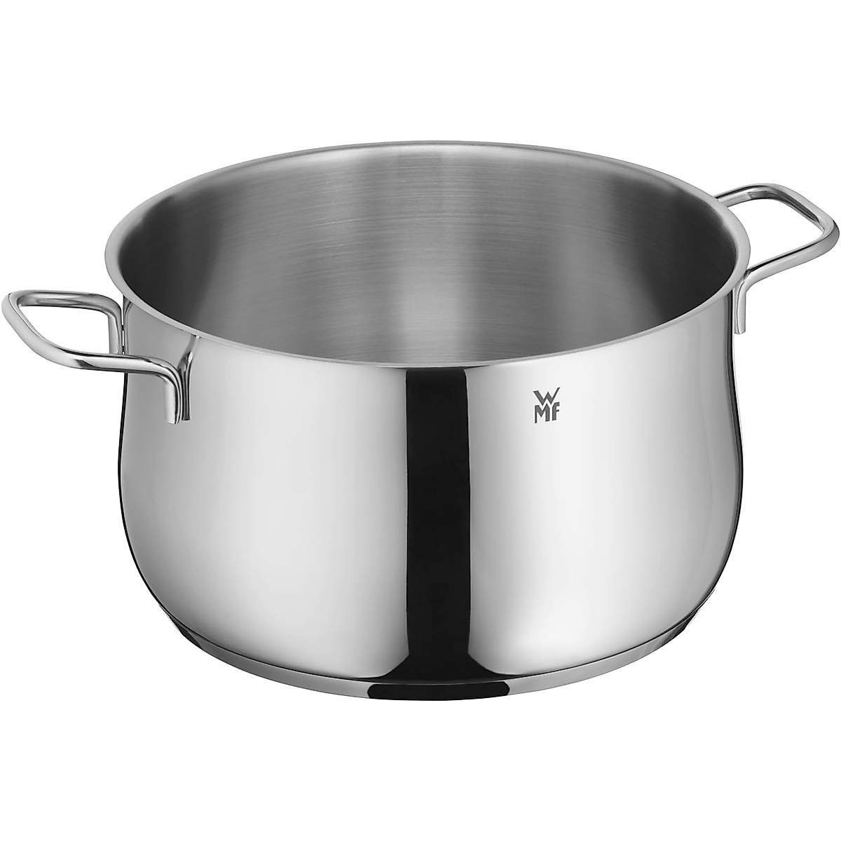 WMF Cookware Ø 24 cm Approx. 6,5L Diadem Plus Pouring Rim Glass Lid Cromargan® Stainless Steel Brushed Suitable for All Stove Tops Including Induction Dishwasher-Safe
