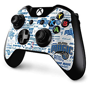 Skinit Decal Gaming Skin Compatible with Xbox One Controller - Officially Licensed NBA Orlando Magic Historic Blast Design
