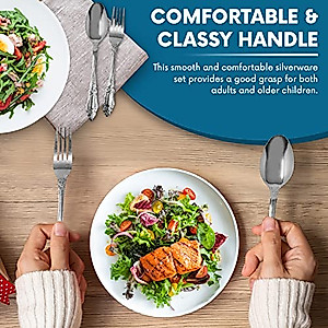 Bistras Dinner Forks, Stainless Steel Table Forks, Flatware (Set of 12) (Forks)