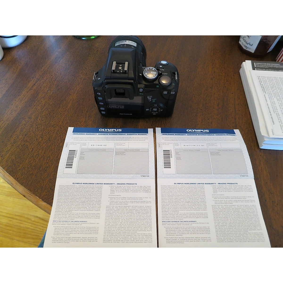 OM SYSTEM OLYMPUS Evolt E500 8MP Digital SLR with Zuiko 14-45mm f/3.5-5.6 Digital SLR Lens