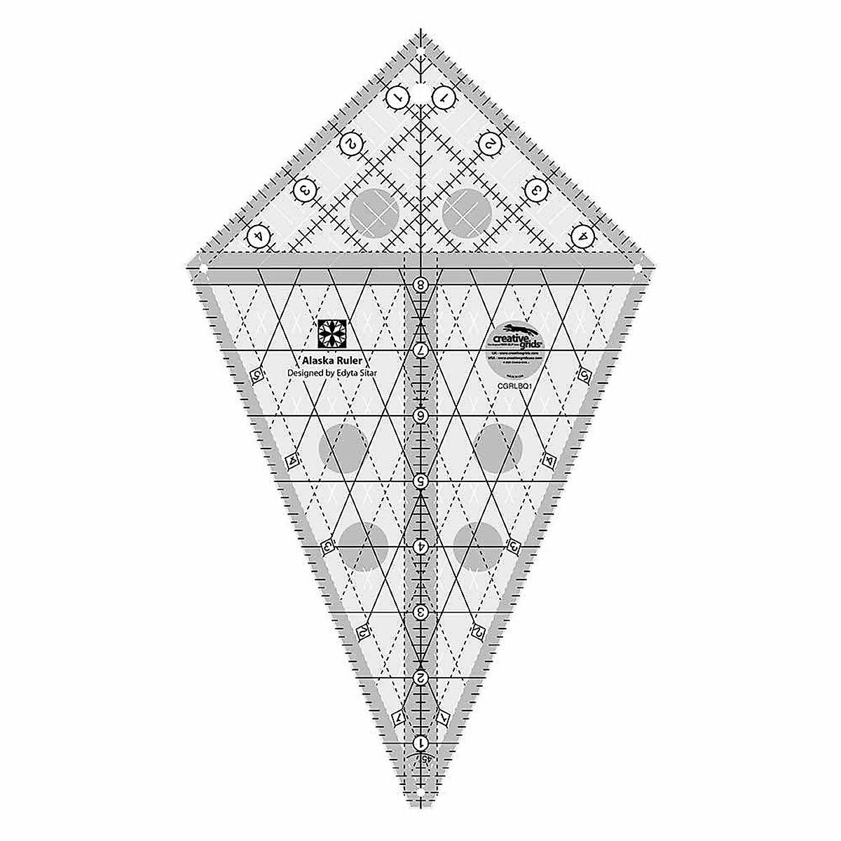 Creative Grids Alaska Ruler - CGRLBQ1