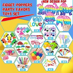 Kifisa 1048 PCS Party Favors for Kids, Fidget Toys Pack,Birthday Gift Toys, Stocking Stuffers, Sensory Toys,Treasure Box, Goodie Bag Stuffers, Carnival Prizes Bulk, Pinata Filler Toys for
