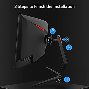 Fiodio 35” Ultra Wide QHD 21:9 Gaming Monitor, with Adaptive Sync, 120Hz Refresh Rate, Picture in Picture, By sRGB 99%, 2xHDMI 2xDisplay Ports, R1800, 3440*1440P, (DP Cable Included), Black (V3L6W)