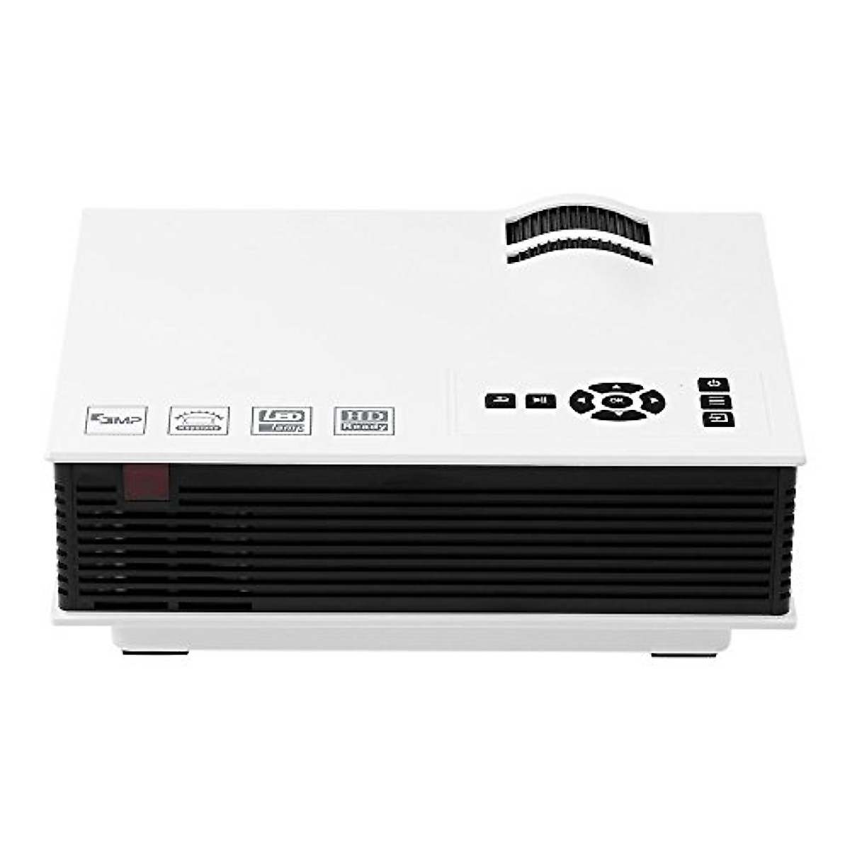 Taotaole Multi-media Mini 800 Lumens Portable LED Projection Micro Home Theater Projector