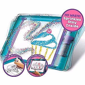 Crayola Sprinkle Art Shaker, Rainbow Arts and Crafts, Gifts for Girls & Boys, Ages 5, 6, 7, 8