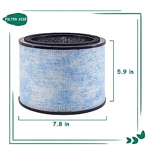 Asheviller AP200 Filter Replacement, Compatible with Instant® AP200 Air Purifier, H13 Grade True HEPA Filter and Activated Carbon Filter, Compare to F200 Filter,2 Pack