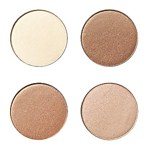LIFUS Highlighter Palette，Highlighter Makeup Palette, Glow Bronzer Highlighter Powder Kit,Face illuminator makeup palette