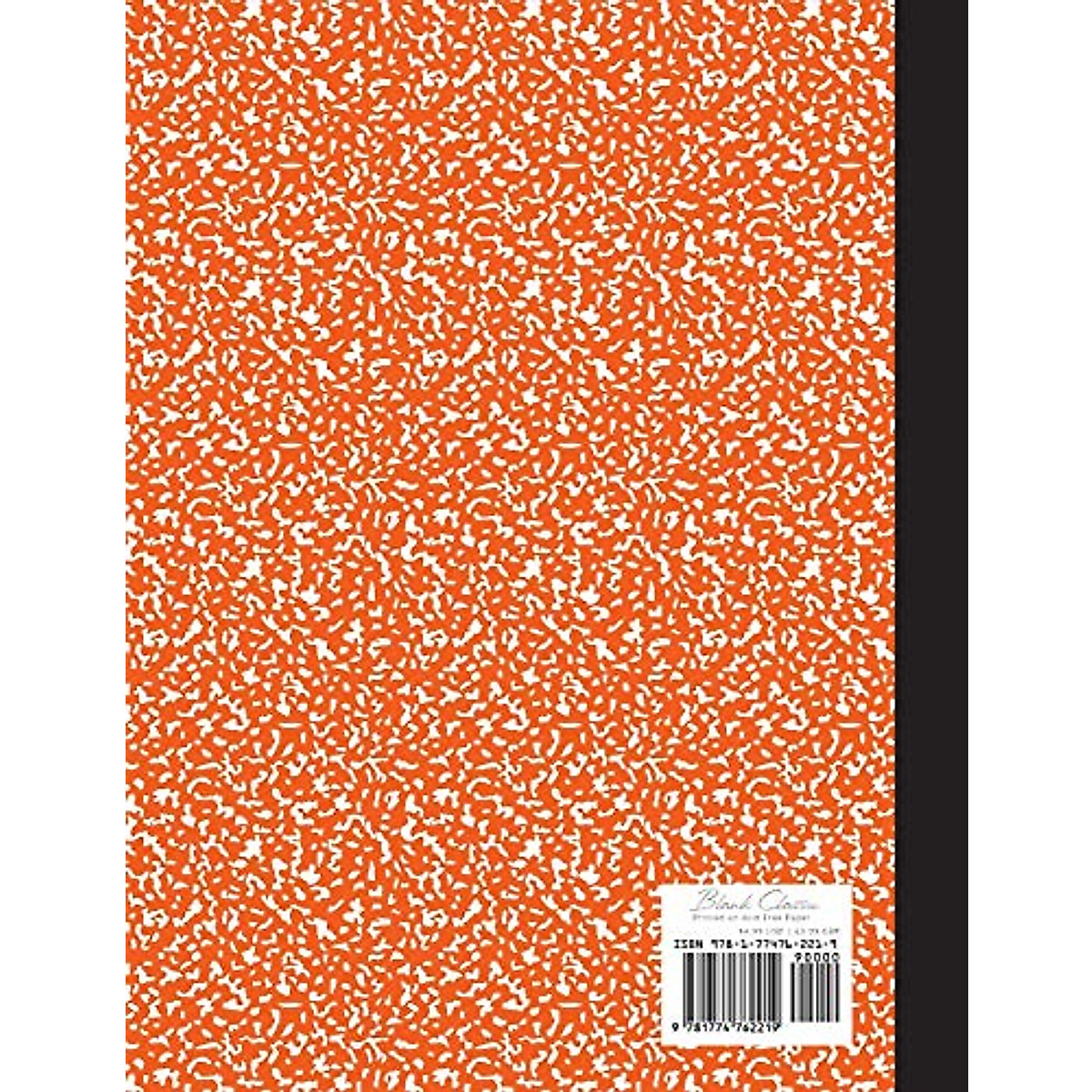 Classic Composition Notebook: (8.5x11) Wide Ruled Lined Paper Notebook Journal (Orange) (Notebook for Kids, Teens, Students, Adults) Back to School and Writing Notes