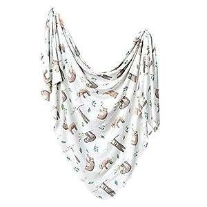 Copper Pearl Large Premium Knit Baby Swaddle Receiving Blanket Noah