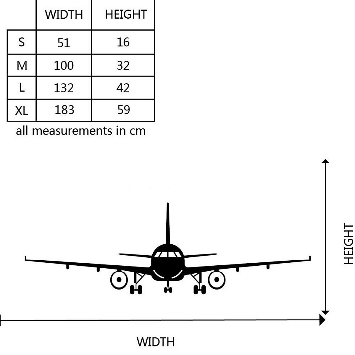 MAKLYER Airplane Wall Stickers DIY Airplane Wall Stickers Boys Art Decorative Wallpaper Biplane Silhouette Stickers Suitable for Families Children's Rooms Gifts for Boys