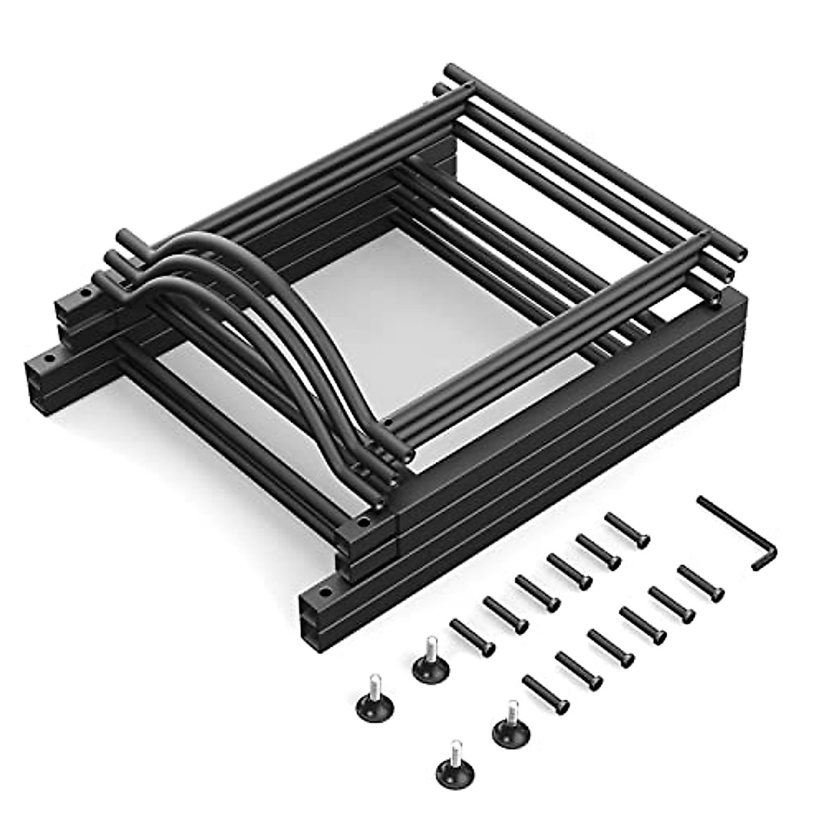 CANYAVE 5 Gallon Water Jug Holder, Water Jug Holder Stand Water Bottle Organizer Storage for 5 Gallon Water Jug, Water Cooler Jug Rack for Home Kitchen Office Pantry (3-Tier)