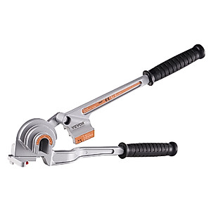 VEVOR Tube Bender, 1/2 inch Pipe Bending Capacity 180 Degrees Manual Bending, for Aluminum and Stainless Steel Pipes in HVAC, Heating Pipe System