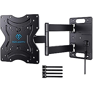 PERLESMITH Lockable RV TV Mount for 13-42 Inch TVs up to 77 lbs, RV TV Mount for Camper Trailer Motor Home Truck, Full Motion RV TV Wall Mount with Articulating Arm Swivels Tilts, Max VASE 200x200mm