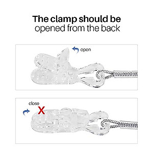 Hearing Aids Clip for Adults Seniors - Portable Hang Rope Anti-lost Rope Security Clip Fixation Cord Protection Rope for Hearing Amplifiers