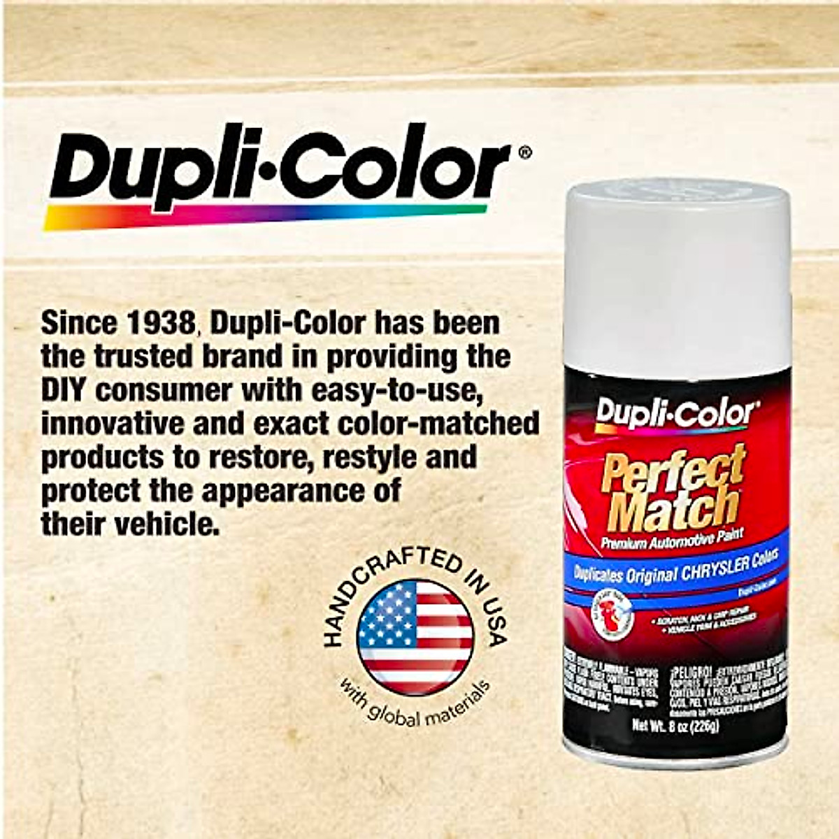 Dupli-Color HVP108 Vinyl and Fabric Coating Spray Paint - Desert Sand - 11 oz Aerosol Can