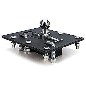 Folding Ball Gooseneck Hitch 61052 30,000 lbs Compatible with Chevrolet Silverado/GMC Sierra/Ford/Dodge Ram and Other Models Black 2-5/16 Inch Ball
