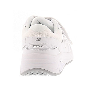 New Balance Women's 928v3 Walking Shoe, White/White Hook/Loop, 9 B US
