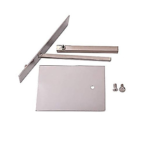 Greneric 2 Pack Stainless Steel Shoe Rack Sandals Display Stand High Heel Shoe Riser Men Leather Shoe Shelf Adjustable Height Pallet Stand Shoe Display Prop Rack for Shop,Clothing Store (Mirror)