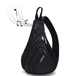 TINYAT Sling Bag Sport Rucksack Chest Bag Travel Casual Crossbody Shoulder Bag for Camping Gym Cycling Biking T509