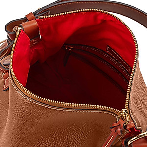 Dooney & Bourke Handbag, Pebble Grain Hobo Shoulder Bag - Caramel