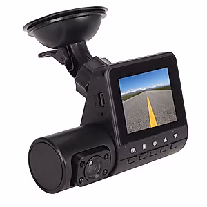 Sorandy Front Inside Rear Dash Camera for Cars, 3 Channel 1080P Dash Cam, 2in Color Display, Support Motion Detection,Recording, Parking Monitor, Infrared Night (Black)