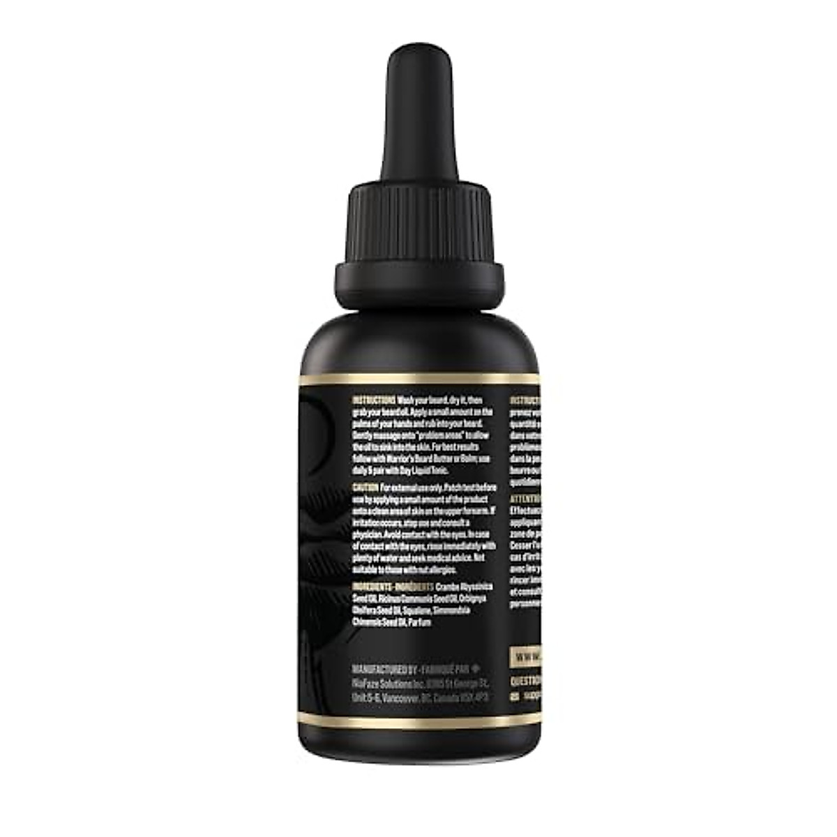 The Beard Struggle - Beard Growth Oil - Hoenir's Poem, Gold Collection (1 Fl oz) - Night Liquid Elixir - Beard Oil for Men - Softens, Moisturizing, & Healthier Beard Growth