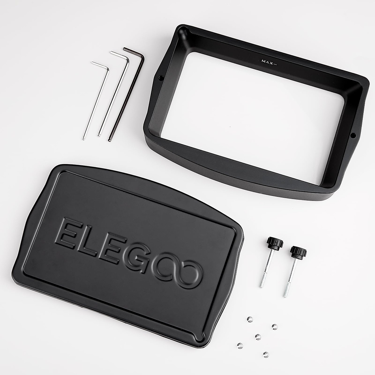 ELEGOO Metal Resin Tank for Mars 4 LCD 3D Printer, FEP Release Film Pre-Installed, with Allen Wrench, Resin Vat Mars 4