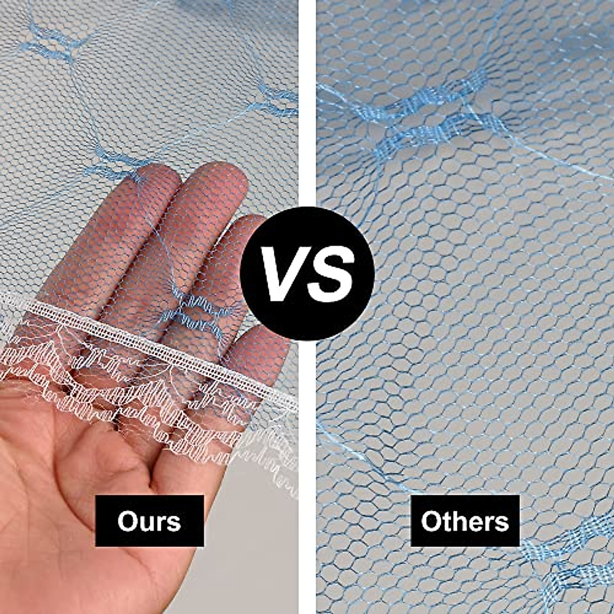 Food Covers for Outside, 23.6 Inches Food Tent 2 Pack, Food Covers for Outdoors Mesh Screen Suitable for Parties, Picnics, BBQ