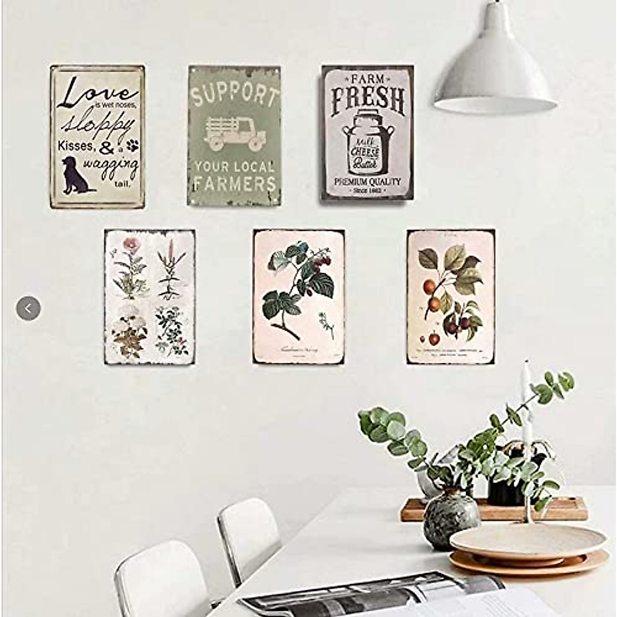 KJSKH Cat Metal Tin Sign So Fresh And So Clean Clean Funny Orange Cat Brushing Teeth And Washing Face Poster Home Bathroom Toilet Living Room Art Wall Decoration 8Inch X 12Inch