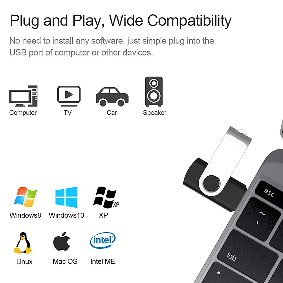 MYIUSB 10 Pack Business Bidding 8GB Flash Drive USB Drive Memory Stick Thumb Drive, USB 2.0 (8GB, Red)