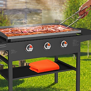 Silicone Griddle Mat Cover for Blackstone - 28 Inch True All-Encompassing Coverage Heavy Duty Food Grade Grill Buddy Mat, All Season Cooking Surface Protective Cover