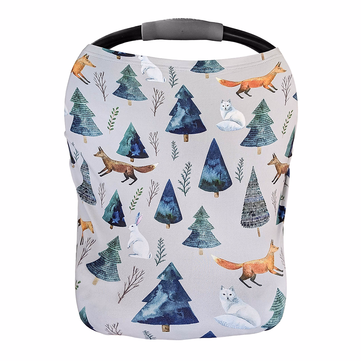 Pobi Baby Premium Multi-Use Cover - Nursing Cover, Baby Car Seat Covers, Shopping Cart, High Chair, and Breastfeeding Cover - Ultra-Soft, Stretchy, and Versatile Scarf for Baby and Mom (Magical)