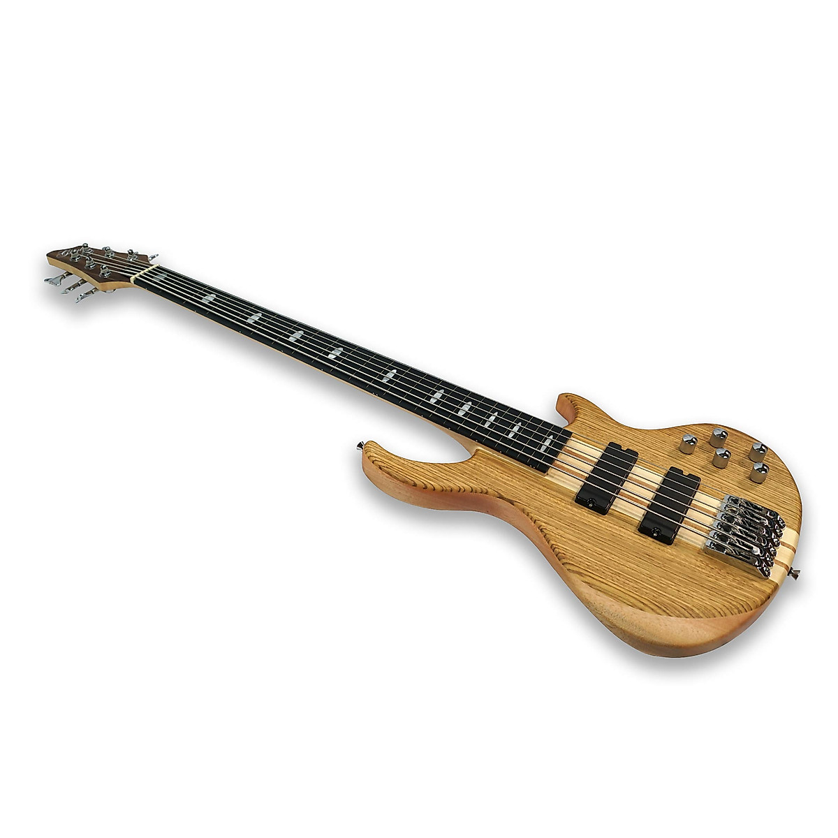 Fretless 6 String Electric Bass Guitar Millettia Laurentii+Okoume body