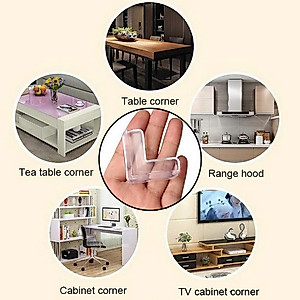 M MAIUS Edge Corner Protector, 20ft Corner Guards Baby Proofing&10 Pack Toddler Corner Protector, Furniture Clear Toddler Edge Protectors Table Corners Protection Child Safety Kit Bumper Strip