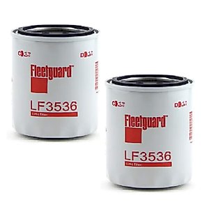 LF3536 Fleetguard Lube Filter (Pack of 2) Replaces Cummins Onan 1855835, Donaldson P550162, Kubota HH16032093
