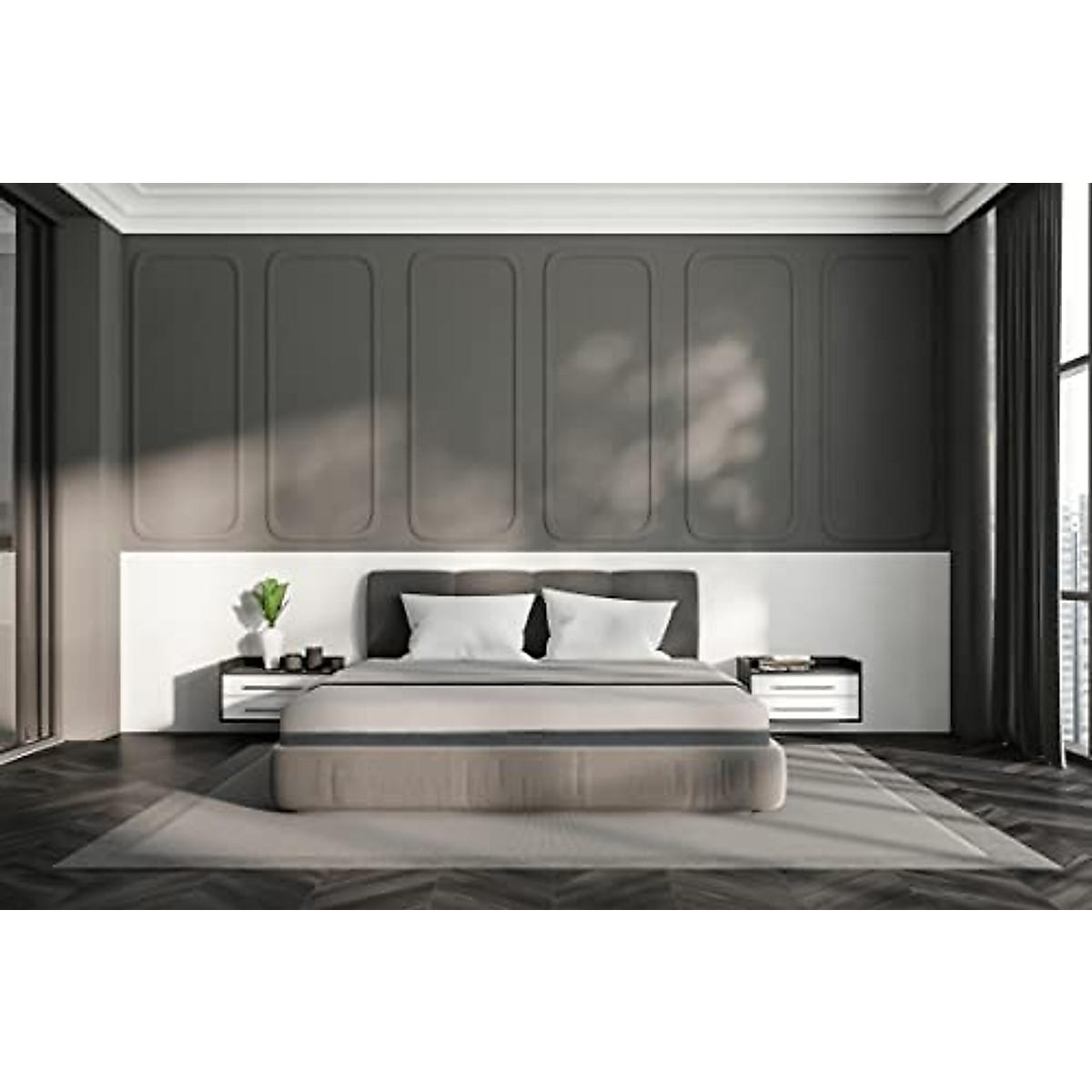 Swiss Ortho Sleep 12" High-Density Memory Foam Mattress, CertiPUR-US, Multi-Layered Foam, Supporting Body Weight,Comfort and Relieve Pressure, Full