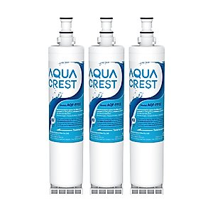 AQUA CREST 4396508 Refrigerator Water Filter, Replacement for Whirlpool® EDR5RXD1, 4396510, NLC240V, Filter 5, 46-9010 (Pack of 3)