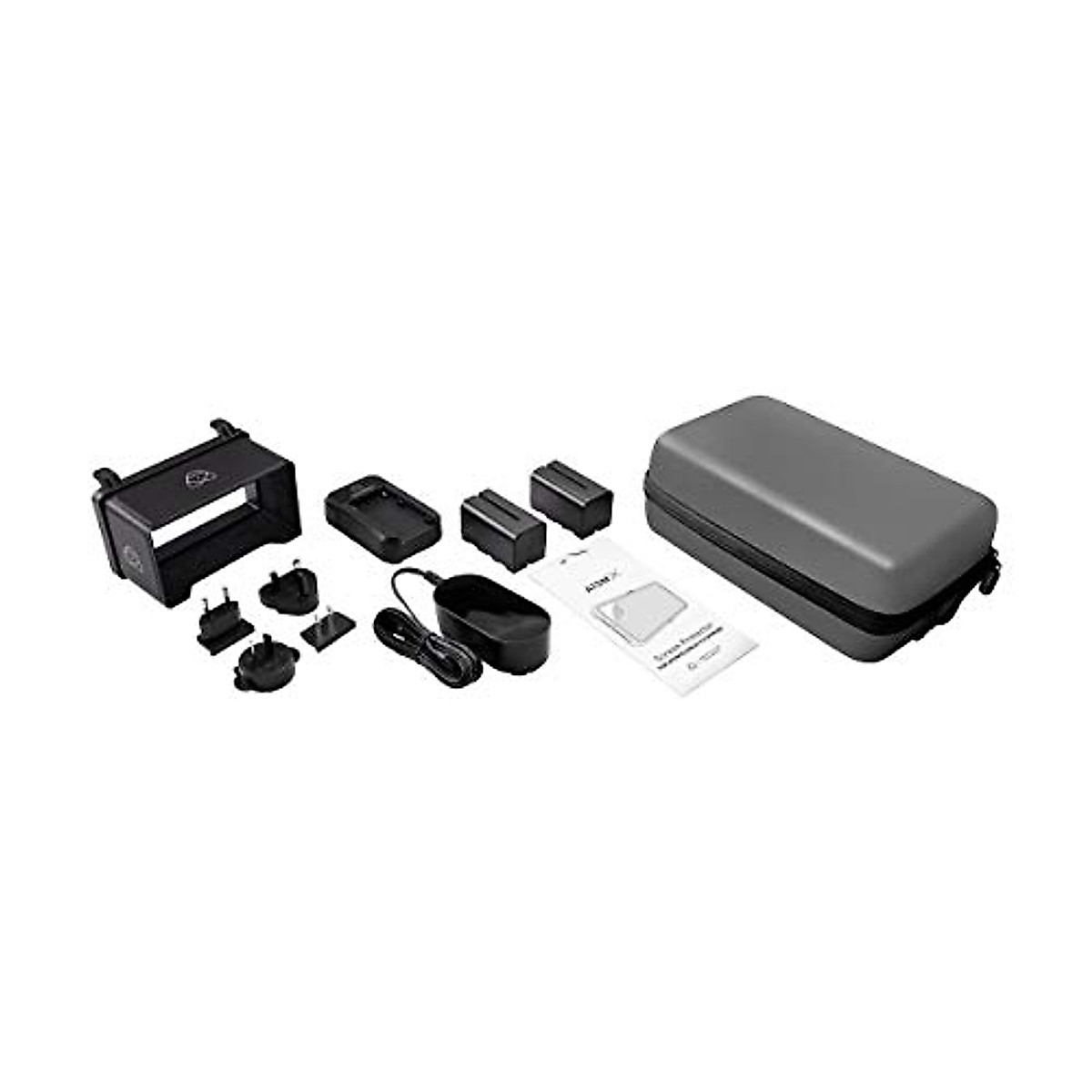 Atomos Ninja V 5" Touchscreen Recording Monitor, 1980x1080, 4K HDMI Input - Bundle 5" Accessory Kit for Shinobi, Shinobi SDI and Ninja V Monitors, Microfiber Cloth