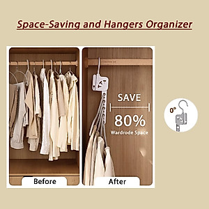 Travel Folding Drying Rack for Clothes with 5 Travel Hangers with Clips, Over The Door Hanger Hook, Storage Bag, Lightweight, Small-Size, Space-Saving for Laundry, Dorm, RV, Hotel