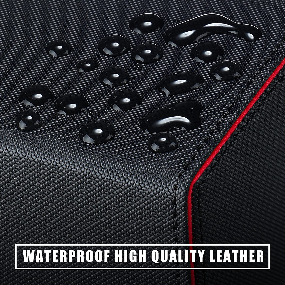 Weewooday 3 Pieces Leather Deck Card Boxes Cards Deck Game Box for 100 Plus Cards Compatible with MTG (Yellow, Black Red, Purple, Horizontal)