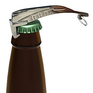 Laryngoscope Keychain Novelty Personalized Engraved Bottle Opener for CMA, EMS, EMT, Nurses - Chrome