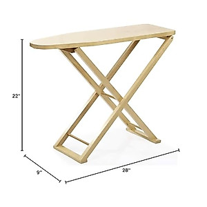 Kaplan Early Learning 22" H Wooden Ironing Board with Wooden Iron for Dramatic Play