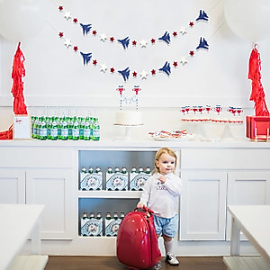 Fighter Party Decoration banner - Military Graduation Banner, Jet Banner, Pilot Retirement banner, Military Baby Shower Decorations, Airplane Aviation Themed Birthday Party Decorations