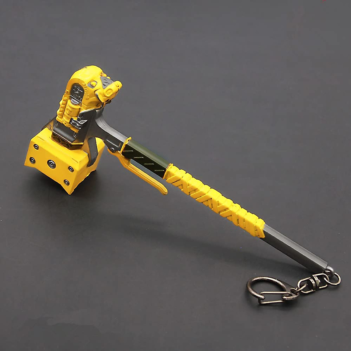 5.90" Games Caustic Heirloom Death Hammer Skeleton Metal Model Gift Desk Decoration