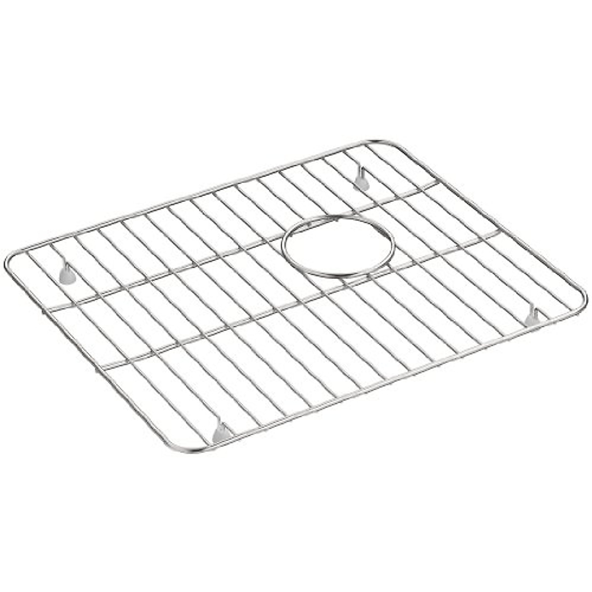 KOHLER K-5828-ST Whitehaven Sink Rack, Large, Stainless Steel,1.00 x 14.53 x 17.64 inches