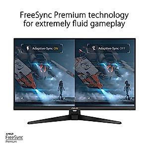 ASUS TUF Gaming 31.5” 1440P HDR Monitor (VG32AQA1A) - QHD (2560 x 1440), 170Hz, 1ms, Extreme Low Motion Blur, FreeSync Premium, DisplayPort, HDMI, HDR-10, Shadow Boost, VESA Wall Mountable,Black